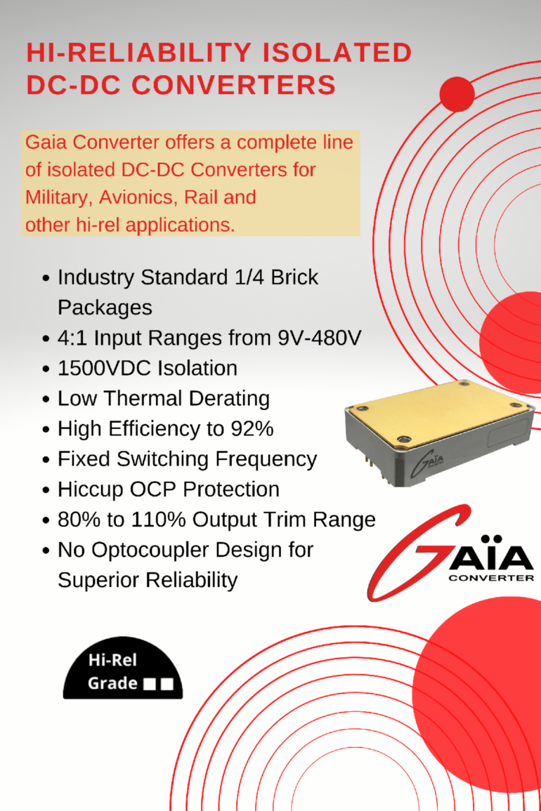 High Reliability Isolated DC/DC Converters - GAIA Converter
